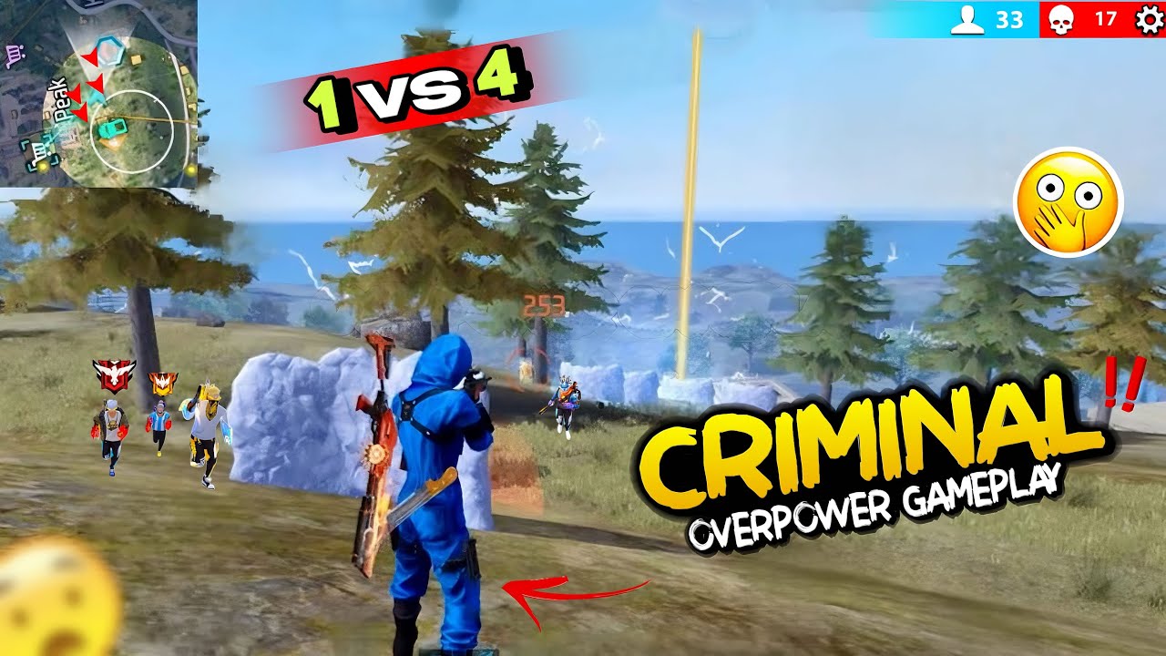 Blue Criminal On Fire 🔥 25 Kills Solo Vs Squad Op Gameplay 🎯 Free Fire ...