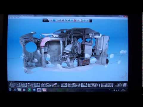 123D Catch Demonstration by Autodesk - create 3D models from photos