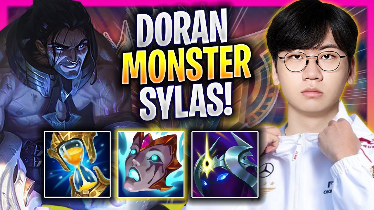 T1 DORAN IS A MONSTER WITH SYLAS! - T1 Doran Plays Sylas TOP vs Maokai ...