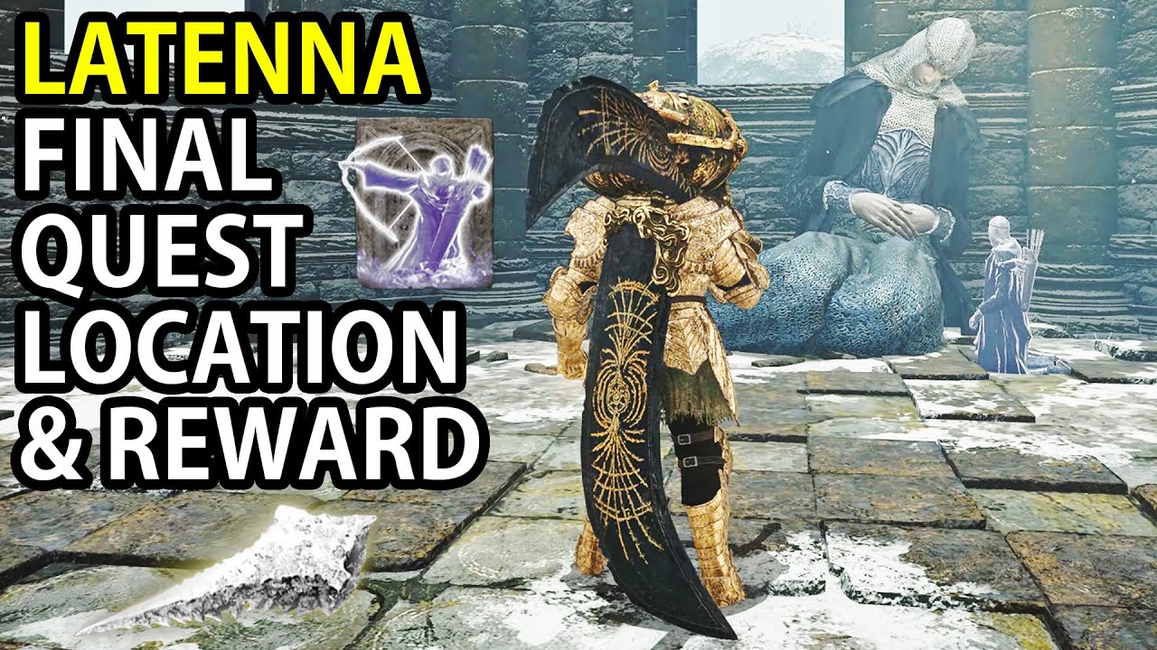 ELDEN RING - LATENNA FINAL QUEST LOCATION & SOMBER ANCIENT DRAGON ...