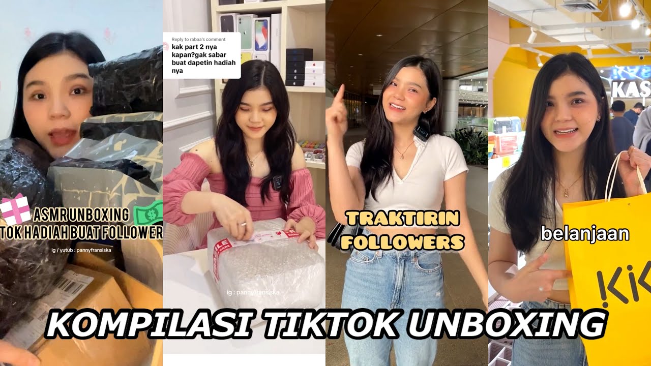 KOMPILASI TIKTOK ASMR UNBOXING - Panny Fransiska 2024 - YouTube