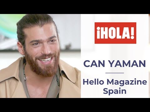 Can Yaman ❖ Speaking English! ❖ Hello Magazine Spain ❖ Interview ❖ English ❖  2019