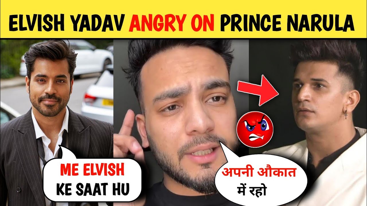 OMG🤯-Elvish yadav F!GHT with prince narula Gautam Gulati Support Elvish Yadav,Elvish yadav elu ...