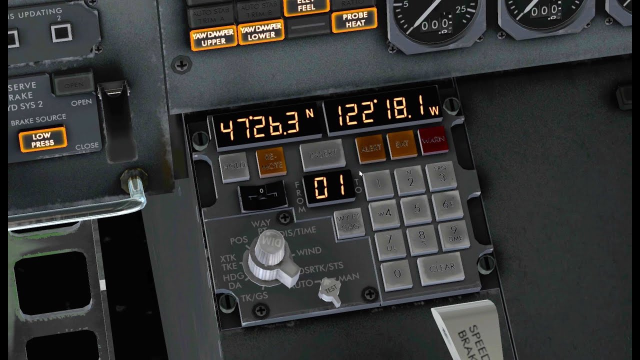 CIVA INS Basics: Programing and In-Flight Navigation ~ Felis 747-200 ...