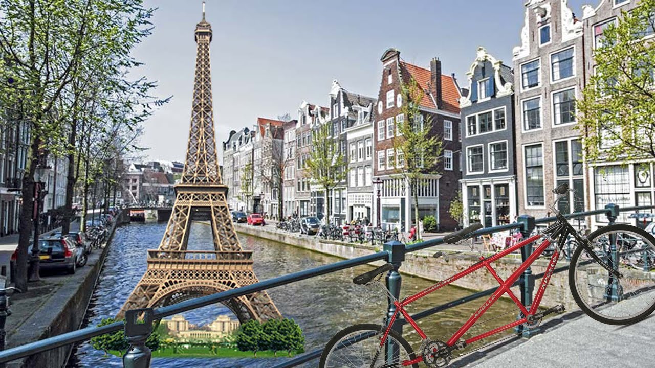 Paris Amsterdam on a Tandem - YouTube