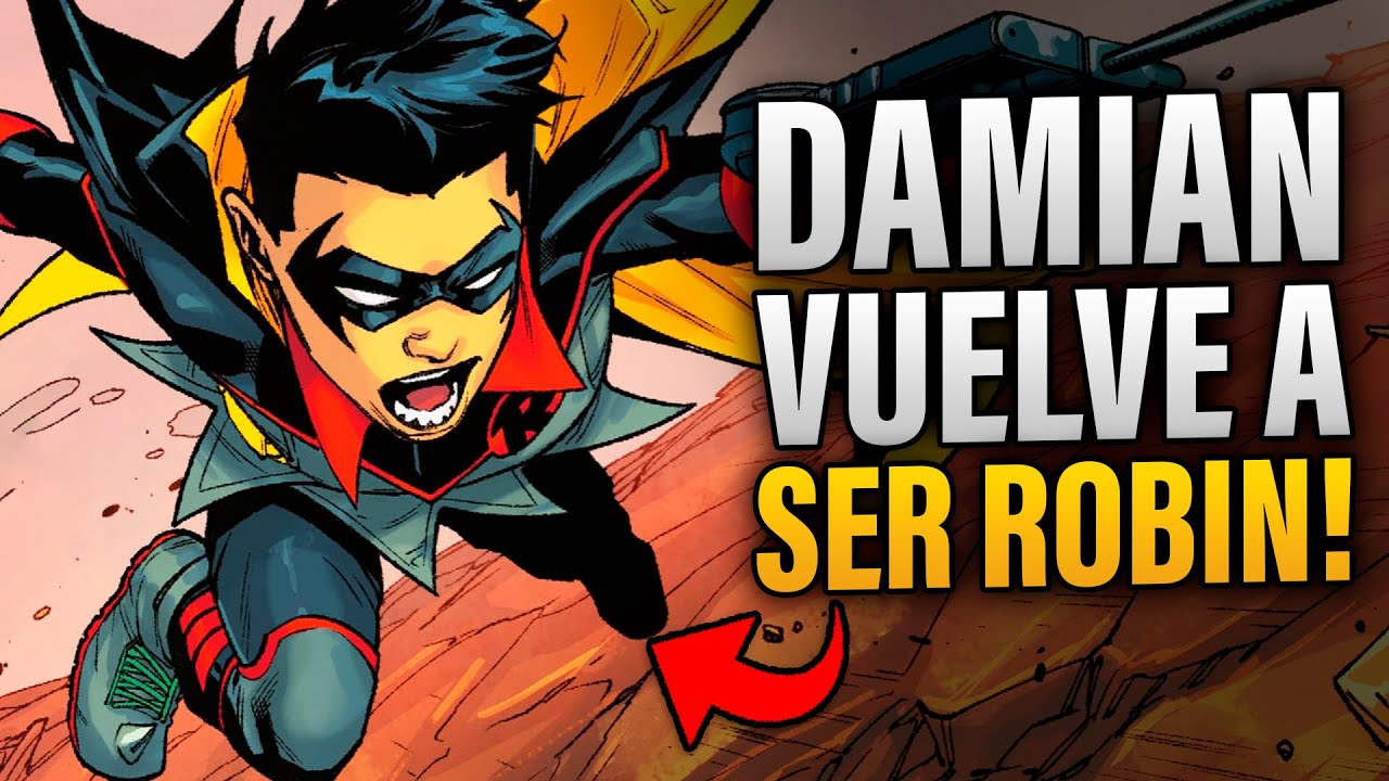 ¡POR FIN! DAMIAN VUELVE A SER ROBIN (2022) | Shadow War - Omega #1 ...