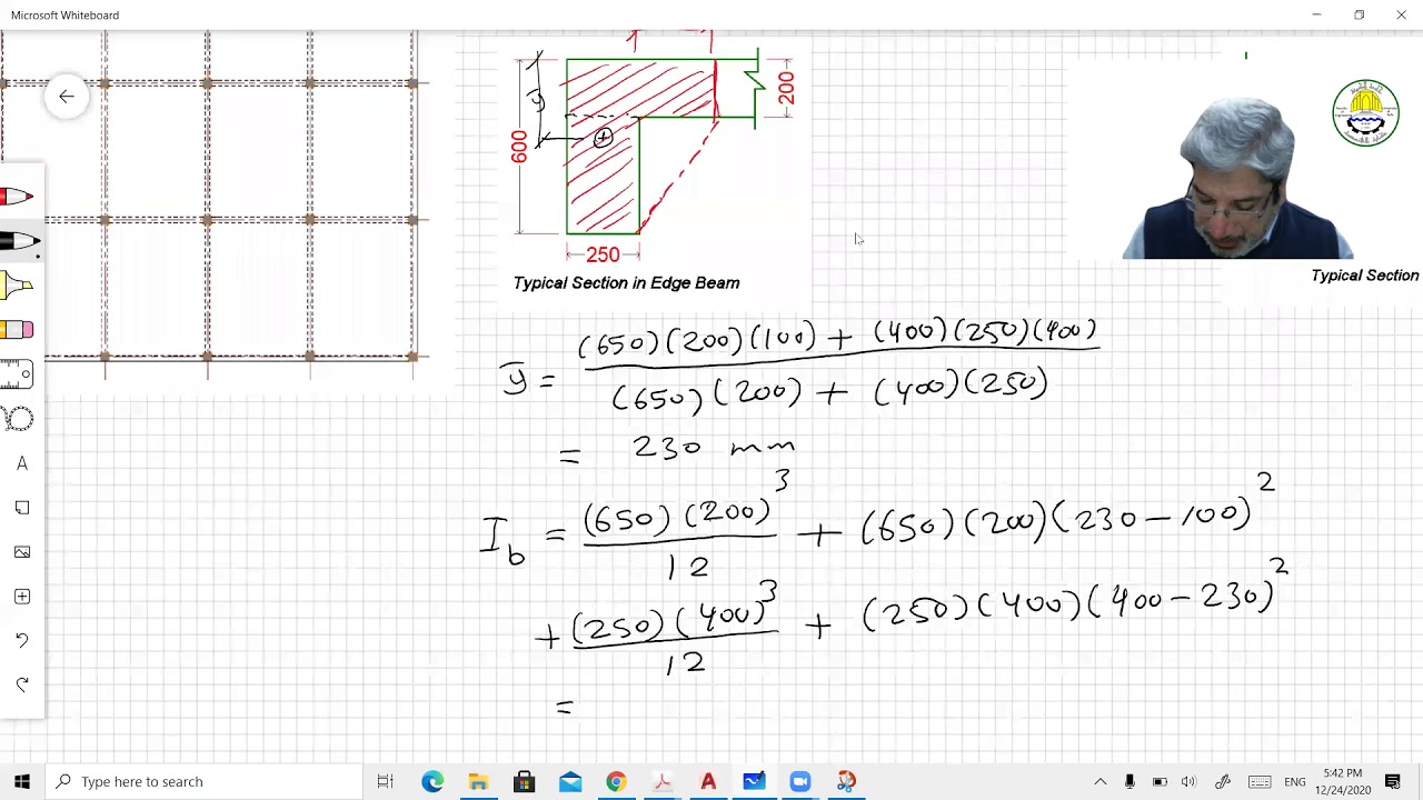Lec. 24 12 20 Control of Deflection in Slab with Beams - YouTube