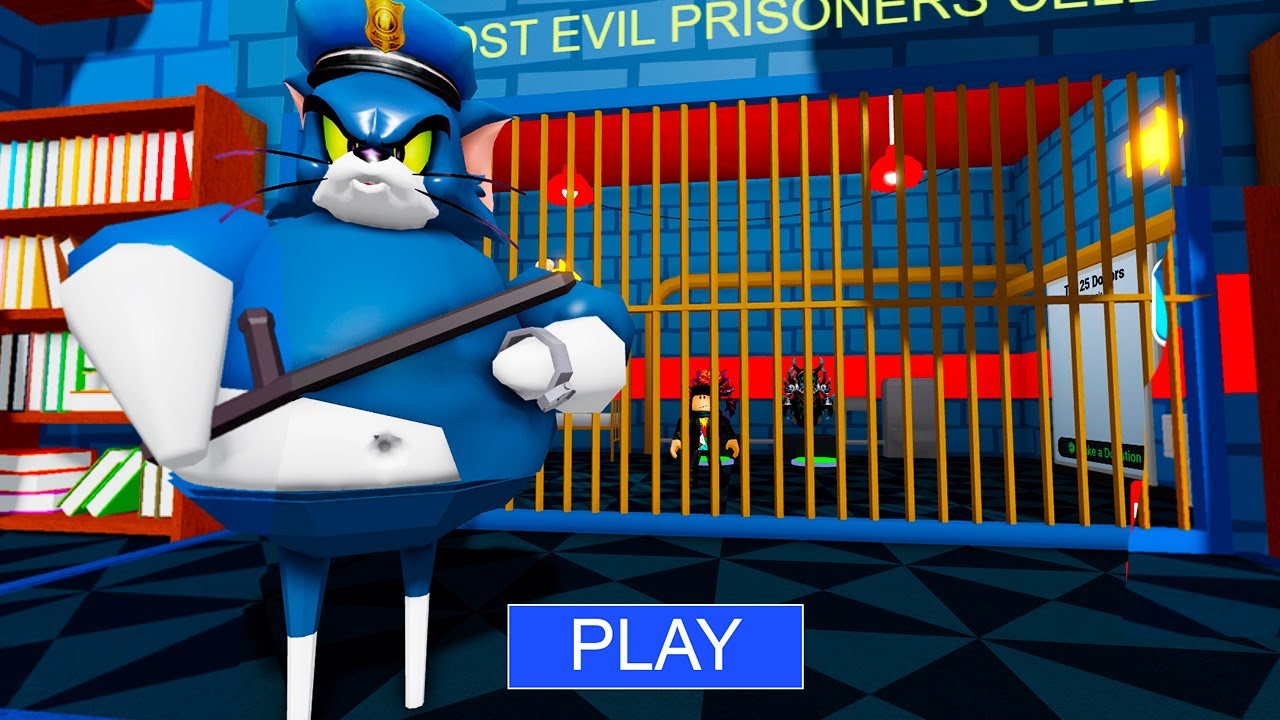 TOM AND JERRY BARRY'S PRISON RUN OBBY ROBLOX - YouTube