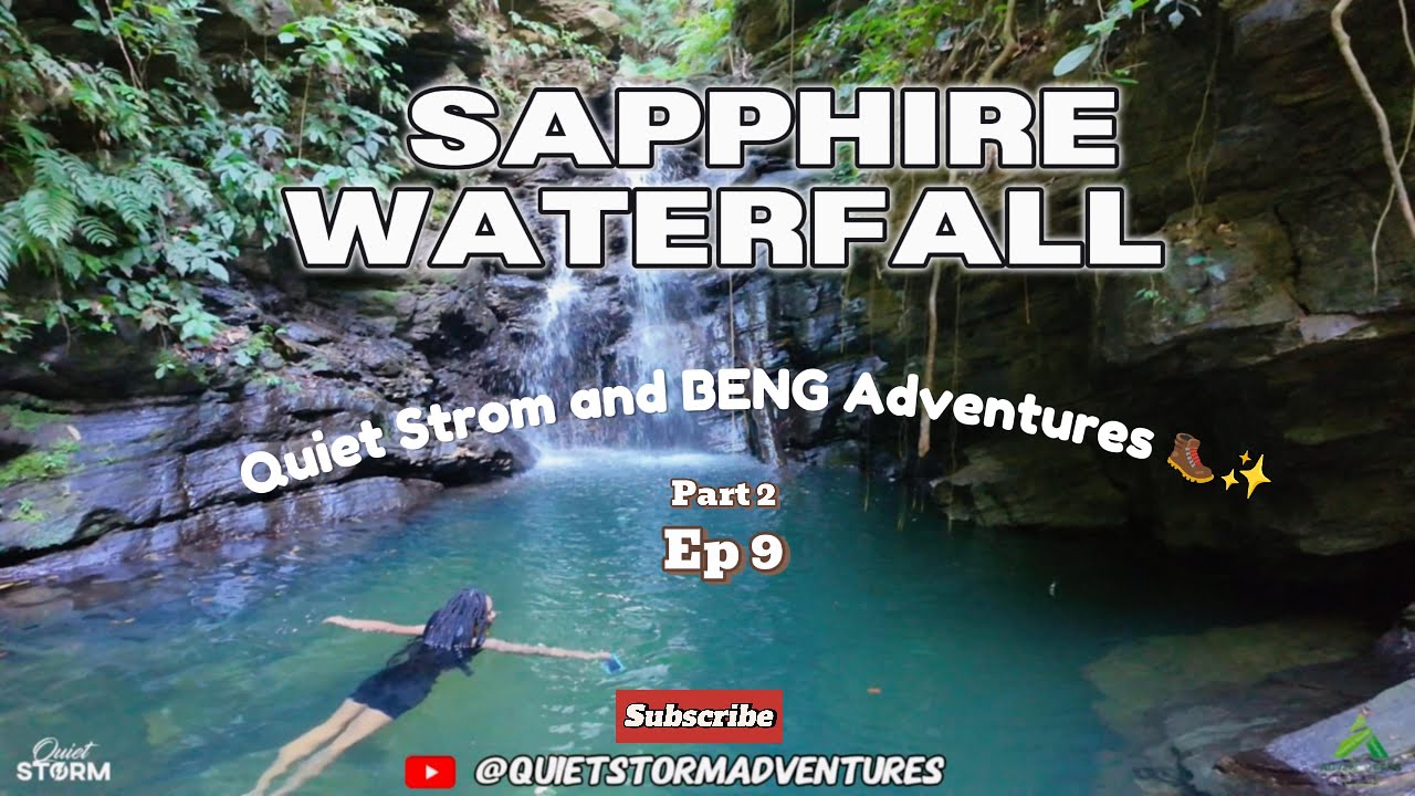 Hiking to Sapphire Falls!Hidden Gem with a 30 ft.Waterfall.QuietStorm ...