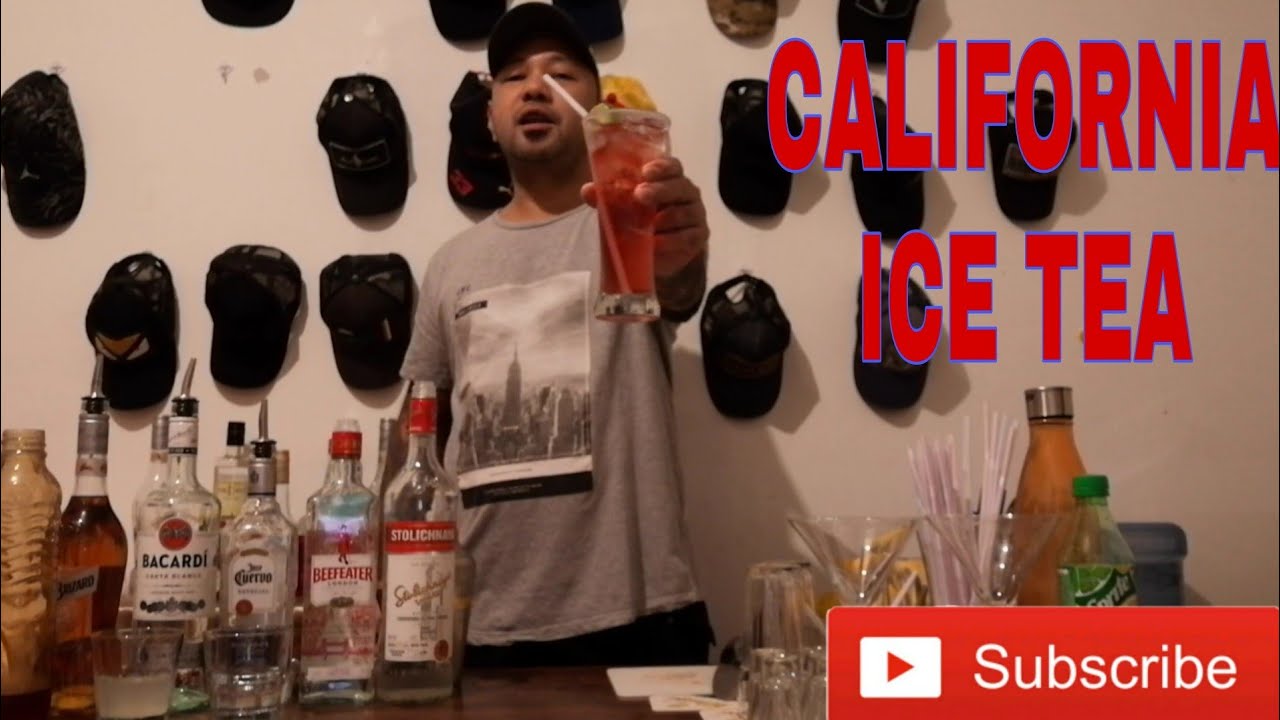 HOW TO MAKE CALIFORNIA ICE TEA COCKTAIL - YouTube