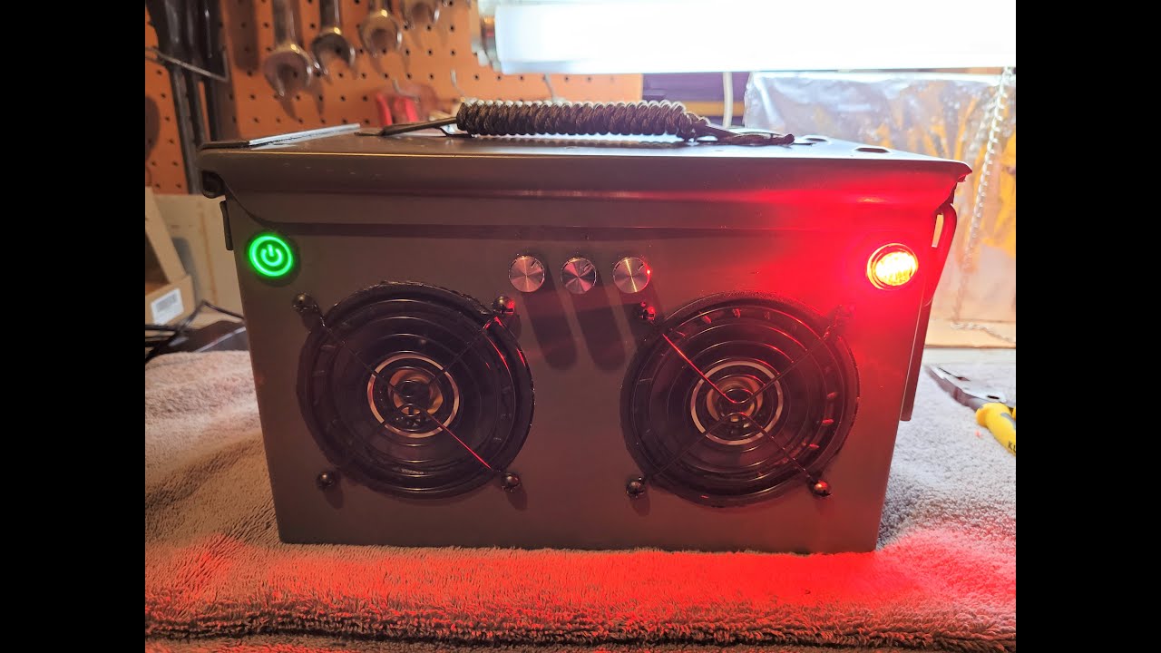 Quick How To: Make 50 cal Bluetooth (J) ammo can Radio: Parts list and ...