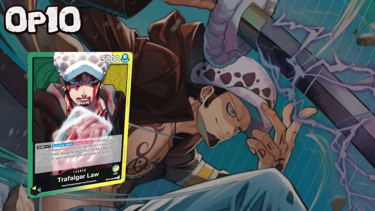 GY LAW OP10 DECK PROFILE & GAMEPLAY | ONE PIECE TCG EN ESPAÑOL - YouTube