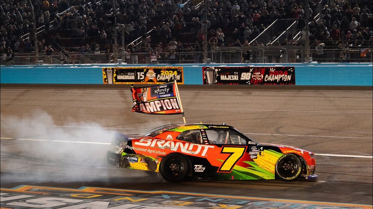 2024 NASCAR Xfinity Series Championship Race at Phoenix Finish Reaction ...