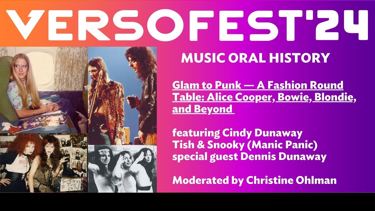 VersoFest'24 : Glam to Punk Fashion with Cindy & Dennis Dunaway, Tish ...