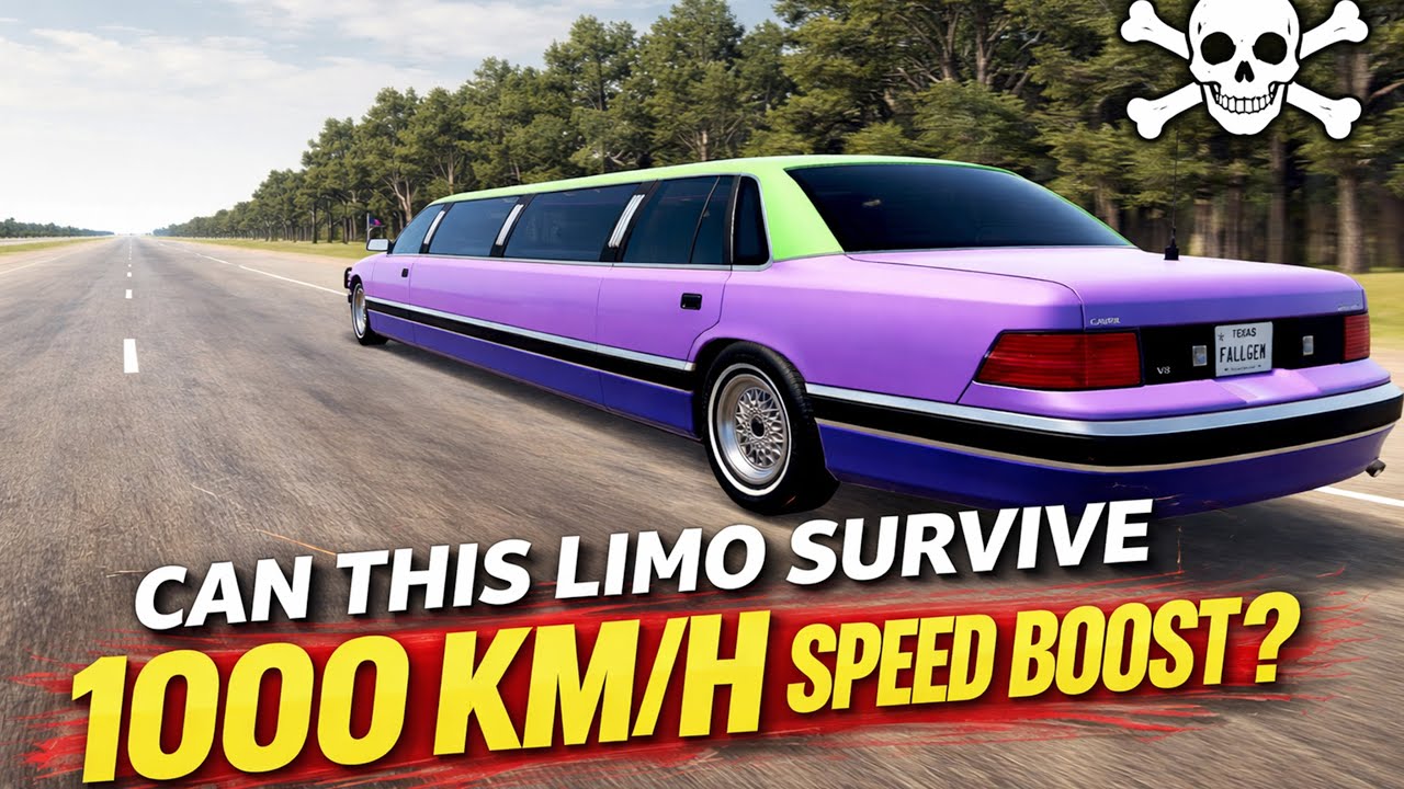 1000 KM/H Speed Boost Challenge – Can Any Car Survive? | BeamNG.drive ...