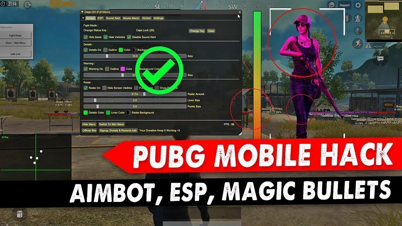PUBG Emulator Hack / Cheat / Mod 2025 | BGMI | Gameloop + Bypass ...