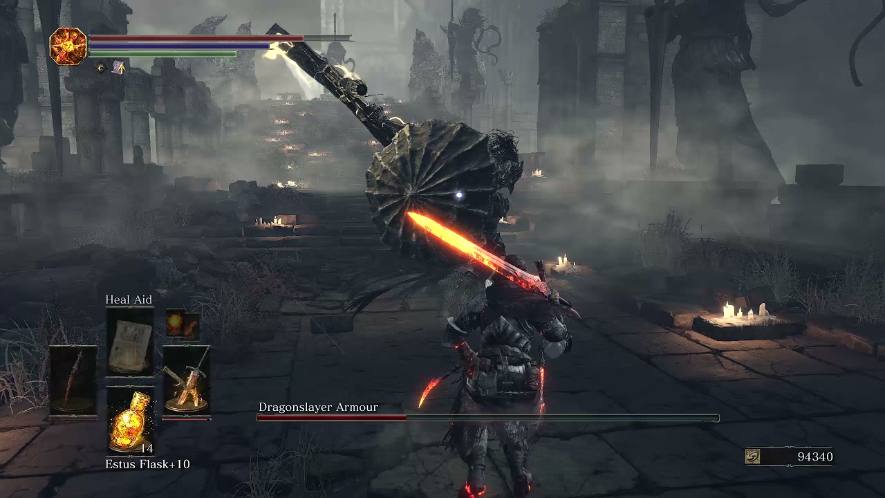 Dark Souls 3 Convergence Mod Dragonslayer Armour - YouTube