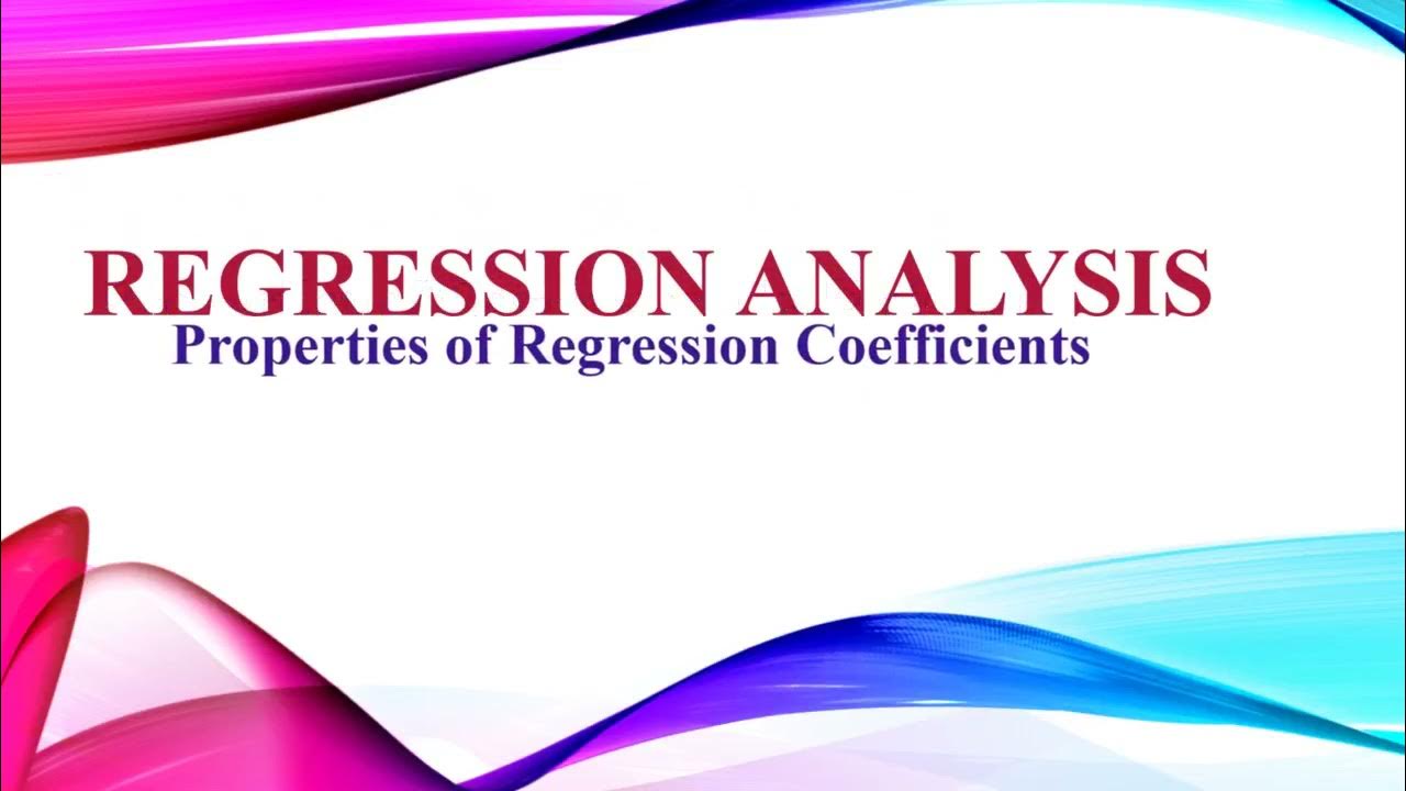 Properties of Regression Coefficients - YouTube