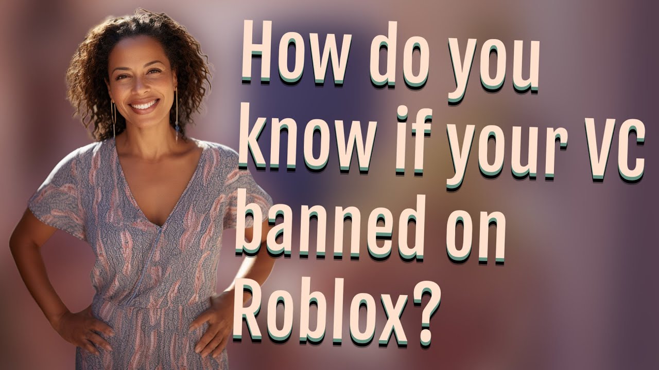 How do you know if your VC banned on Roblox? - YouTube