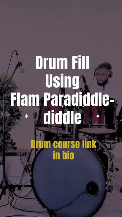 Flam Paradiddle-diddle drum fill #drumlessons #drums #drumfills #gospelchops #drumrudiments # ...