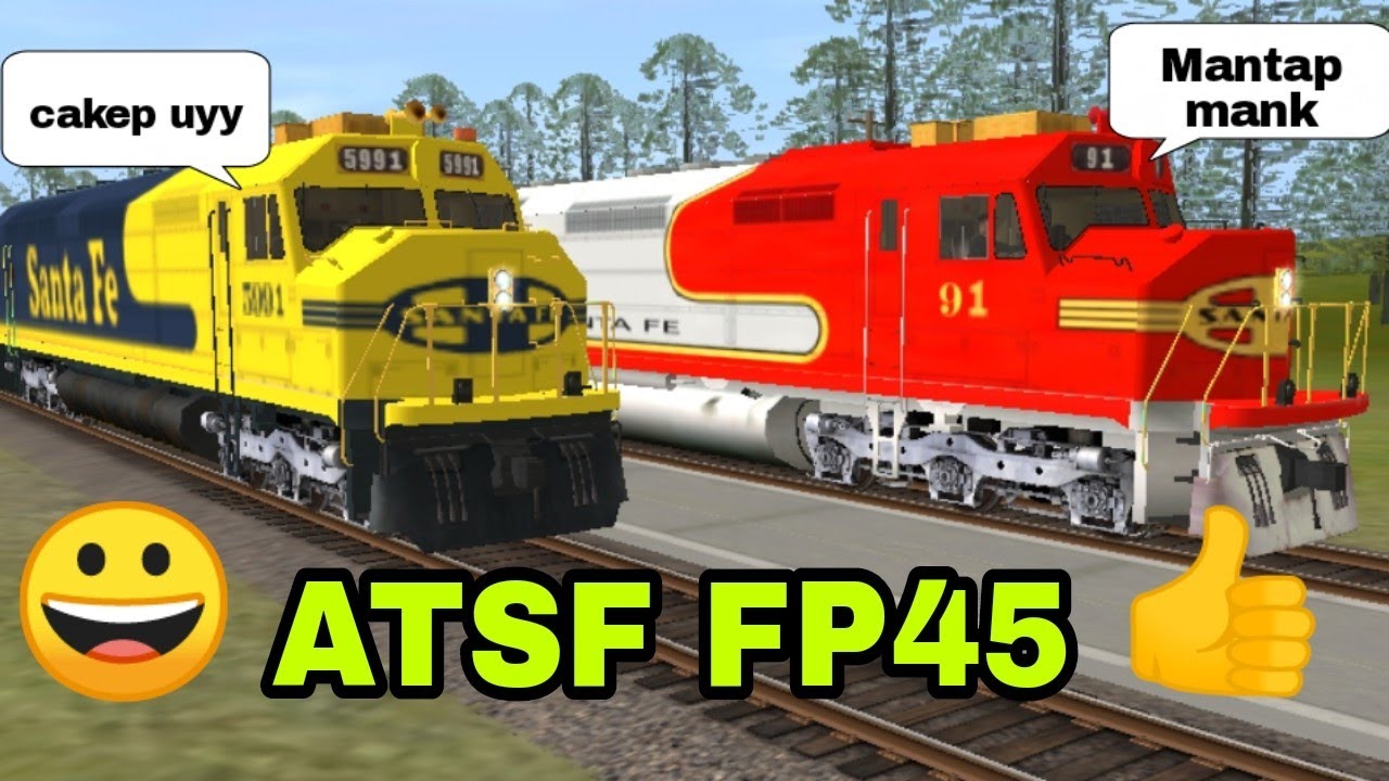 Review ATSF FP45 || Trainz Simulator - YouTube