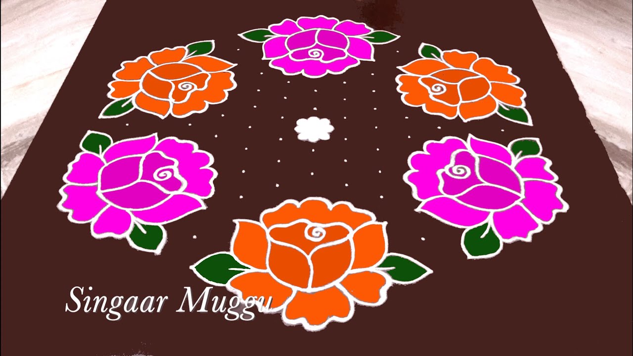 Birds rangoli designs 15x8 dots | Birds muggulu | Paravai kolam ...