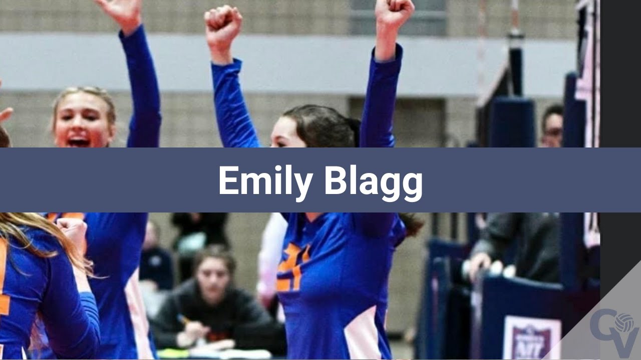Emily Blagg Volleyball Highlights - OR 2023 - RS. Mid - YouTube