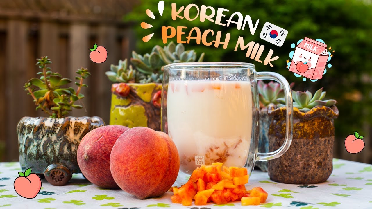 Sip into Sweet Summertime: Unlock the Delight of Homemade Peach Milk ...