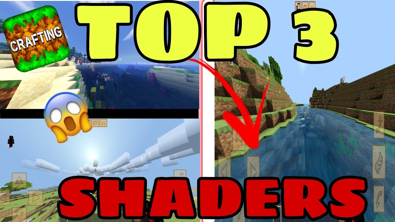 Top 3 shaders for crafting and Building Best shaders - YouTube