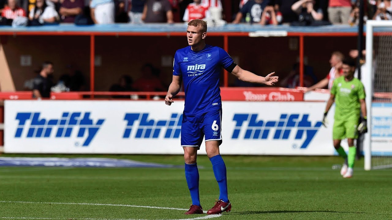 Robins defender Lewis Freestone looks ahead to tomorrow’s match against ...