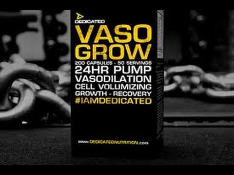 Dedicated Nutrition Vaso Grow Supplement Review - YouTube