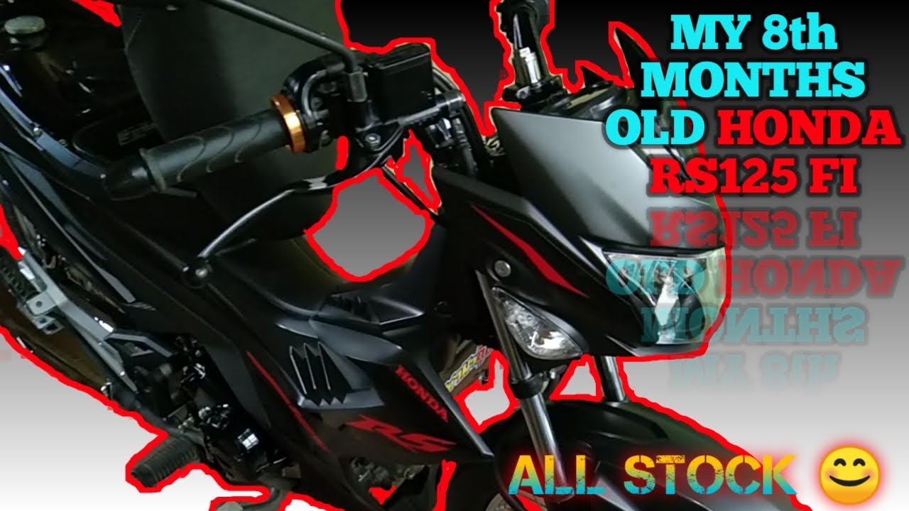 HONDA RS125 FI MATTE BLACK | 8th MONTHS NA KAMI. - YouTube