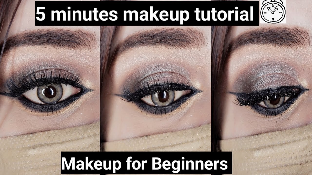 Simple And Easy Makeup in 5 Minutes| Makeup for Beginners| - YouTube