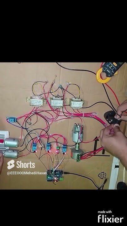 New Project of DC motor controlling by using Microcontroller - YouTube
