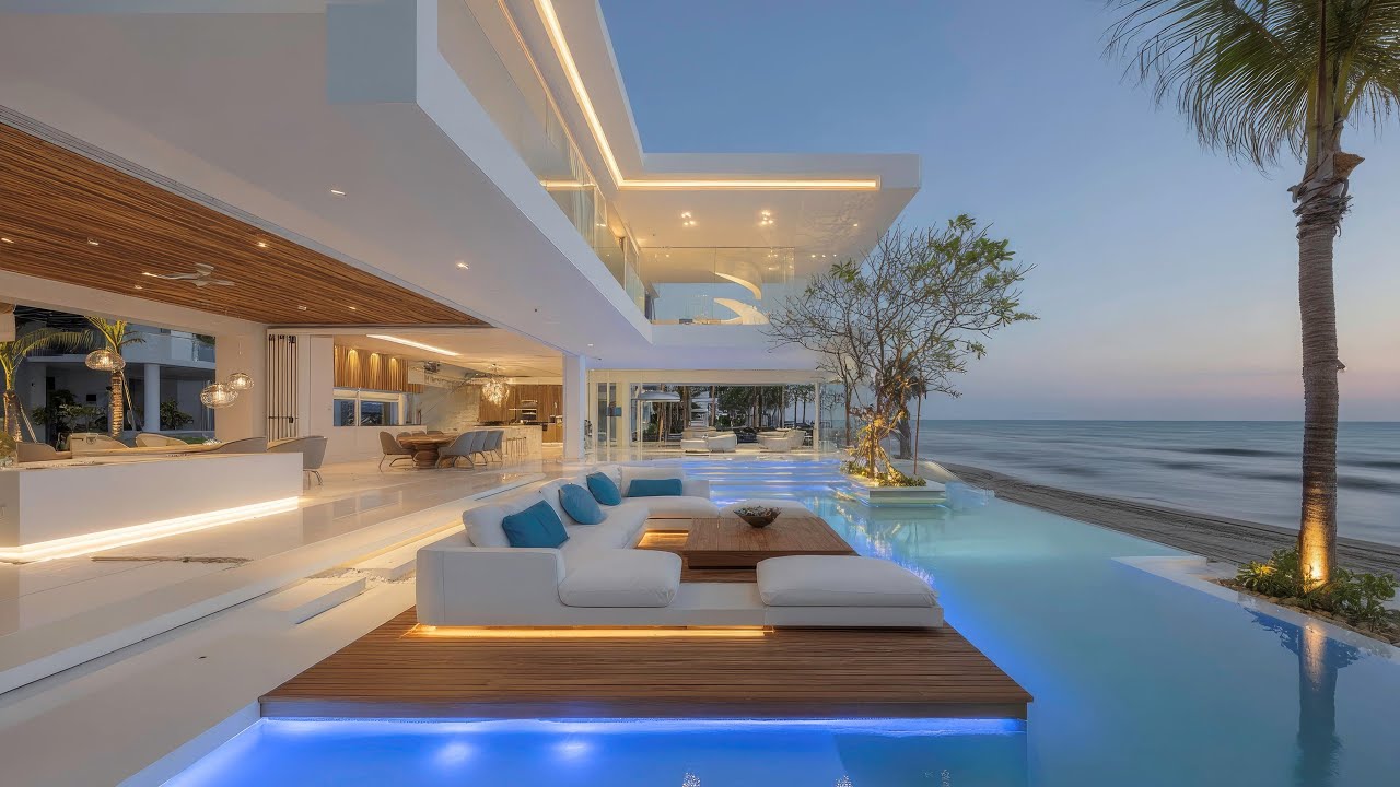 Stunning Modern Beachfront House Design Ideas with Open Floor Layouts ...