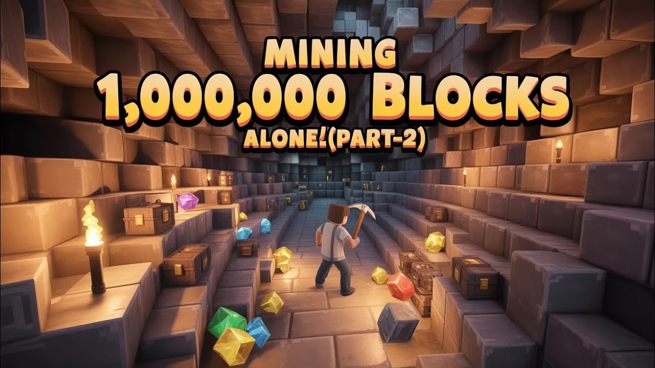 Mining 1,000,000 Blocks Alone!(Part-2) - YouTube