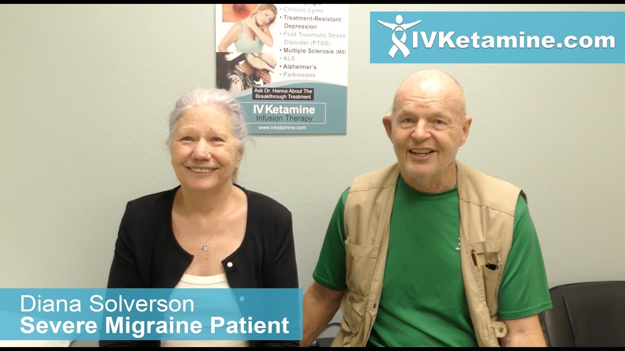 Severe migraine sufferer Diana Solverson has successful Ketamine ...