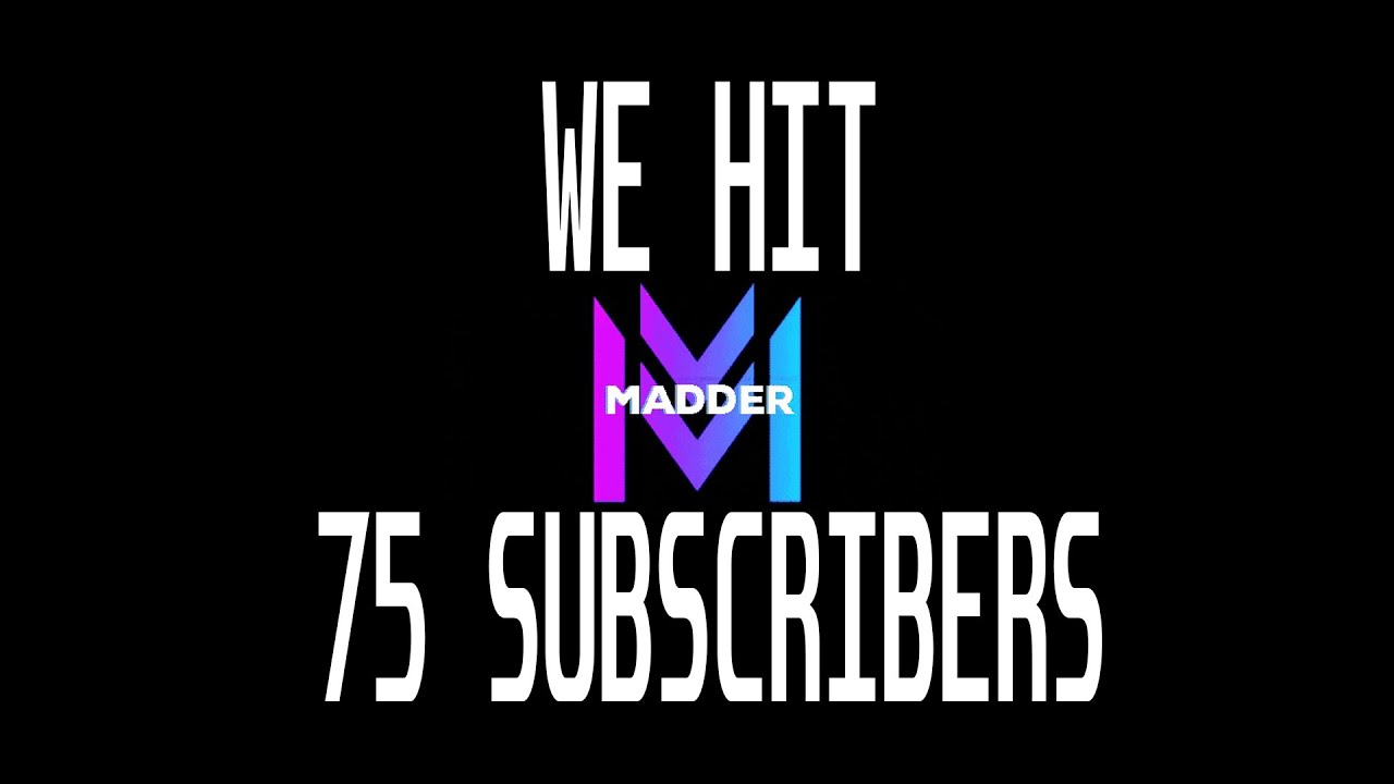 We Hit 75 Subscribers - YouTube