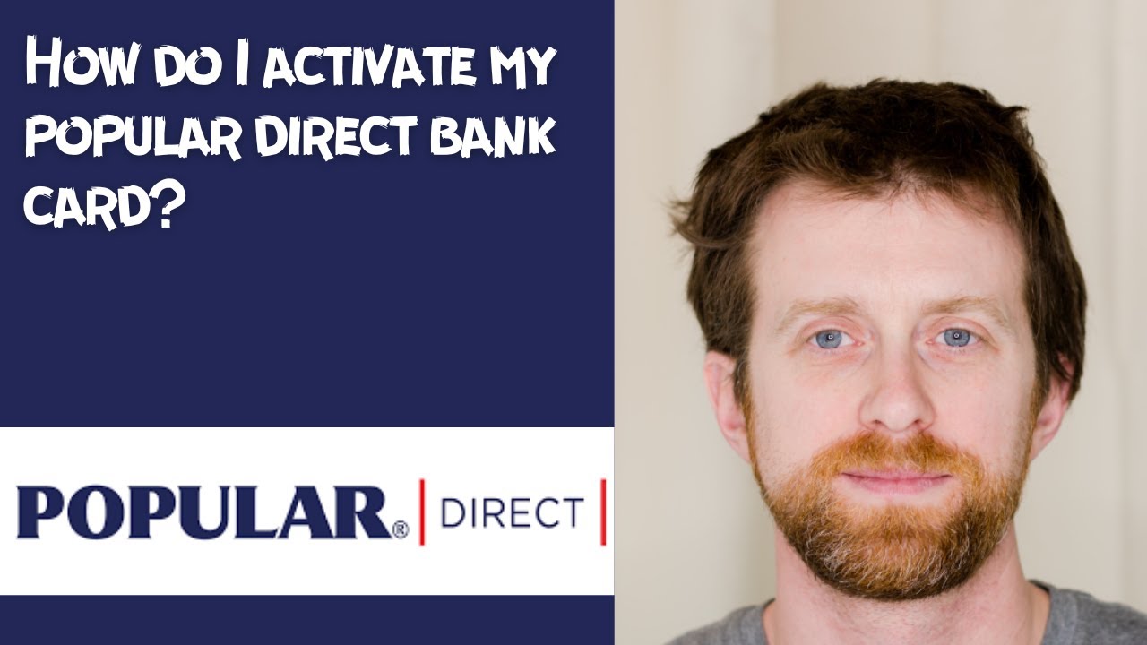 How do I activate my popular direct bank card - YouTube