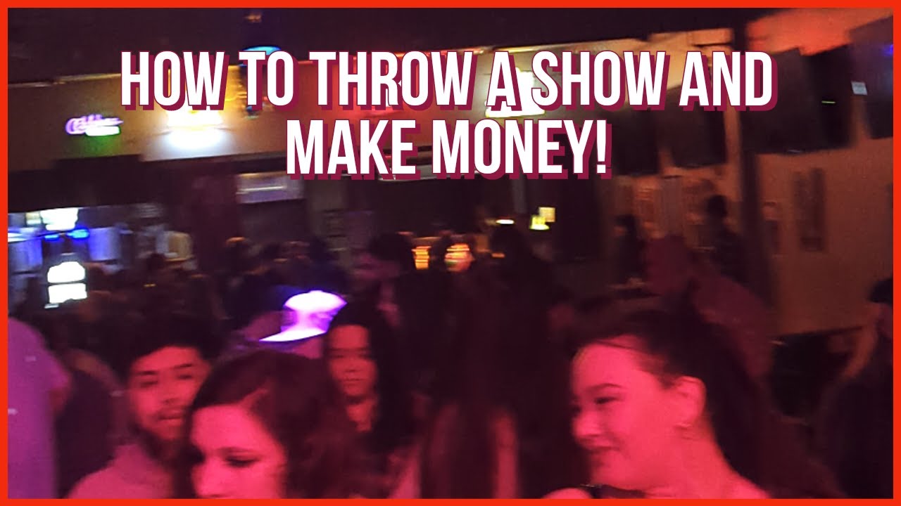 How To Throw A Concert and MAKE MONEY! - YouTube