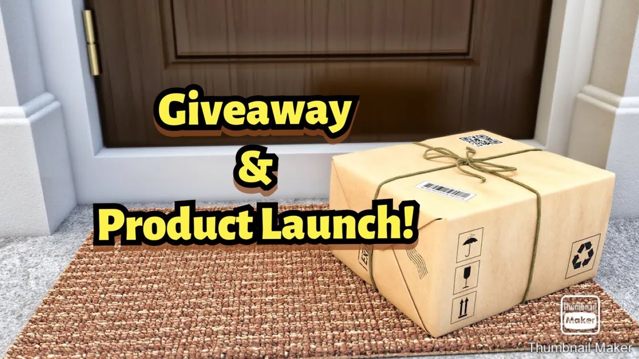 PRODUCT LAUNCH & GIVEAWAY! - YouTube