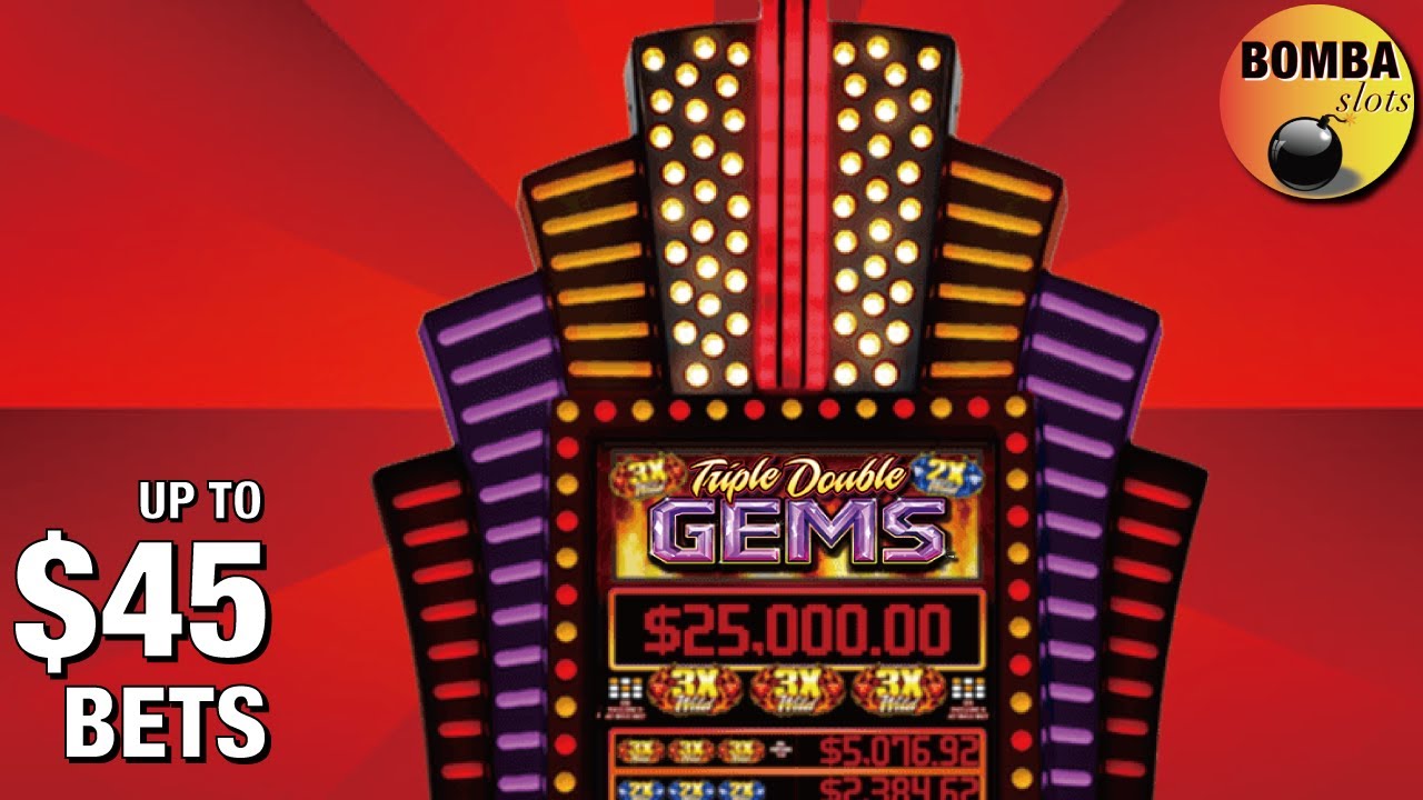 Up to $45 Bets on Triple Double Gems 3 Reel Slot Machine Play at. The ...