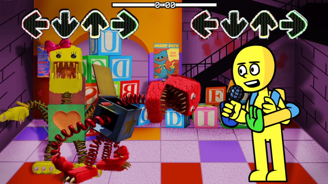 FNF Playtime But Boxy Boo & Box She Boo VS Player 🎶 Friday Night Funkin ...