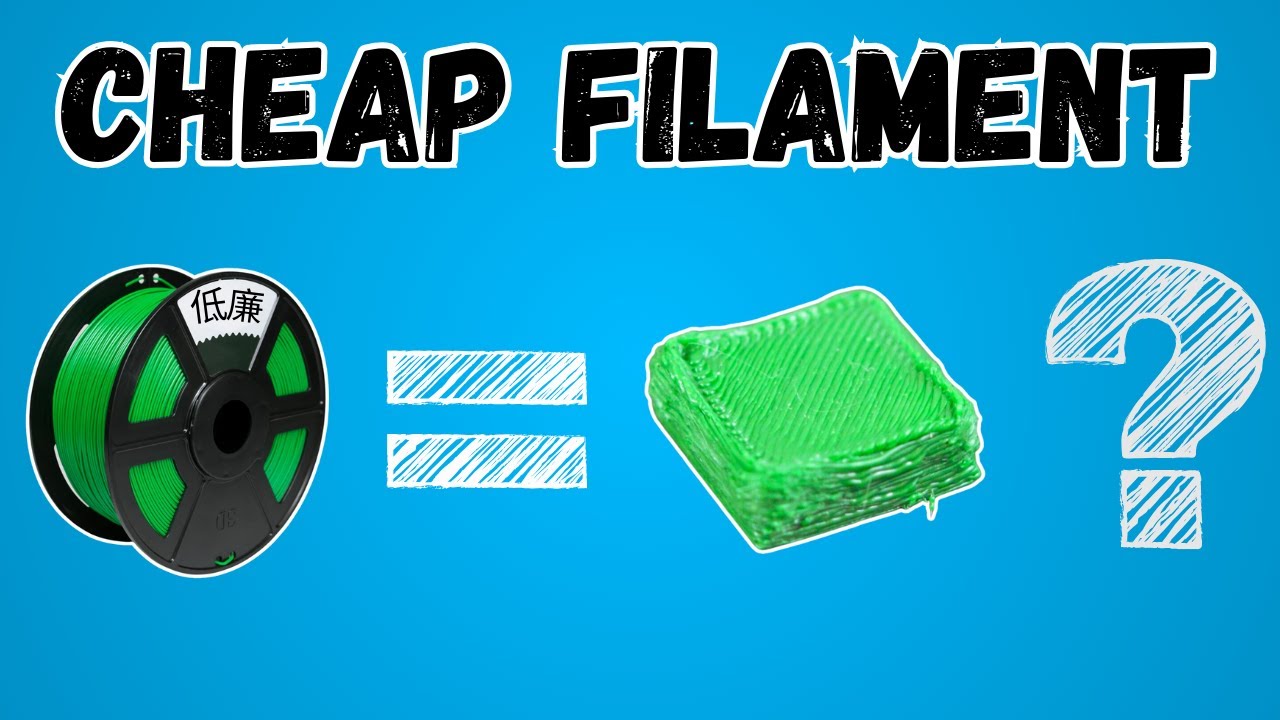 CHEAP 3D Printing Filament: The honest TRUTH - YouTube