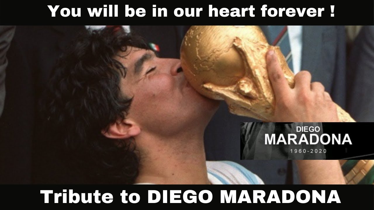 Tribute to Diego Armando Maradona || Maradona passed away || RIP ...