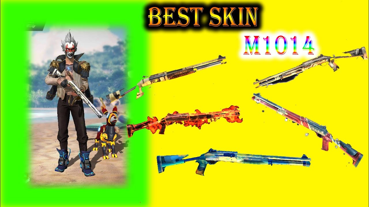 Best M1014 skin... Free fire... Gaming legend - YouTube