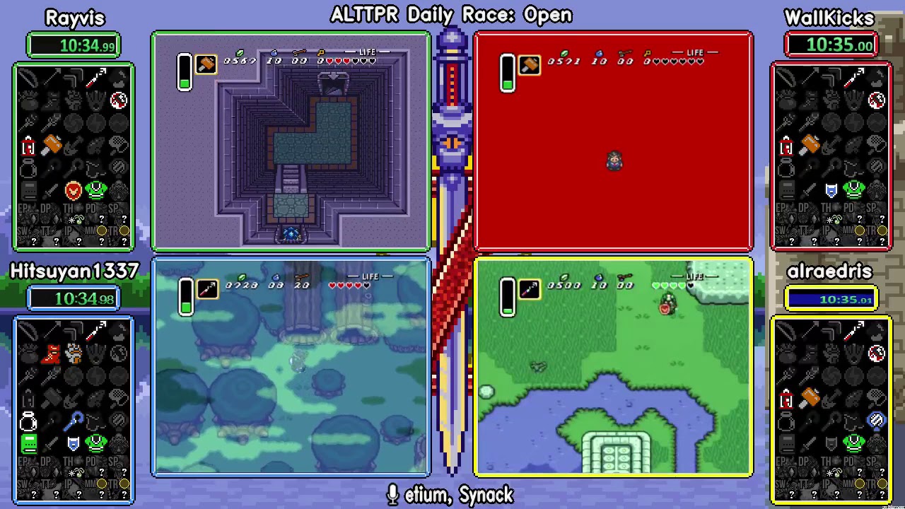 Open 02/27/19 ALTTP Randomizer Daily Race - YouTube