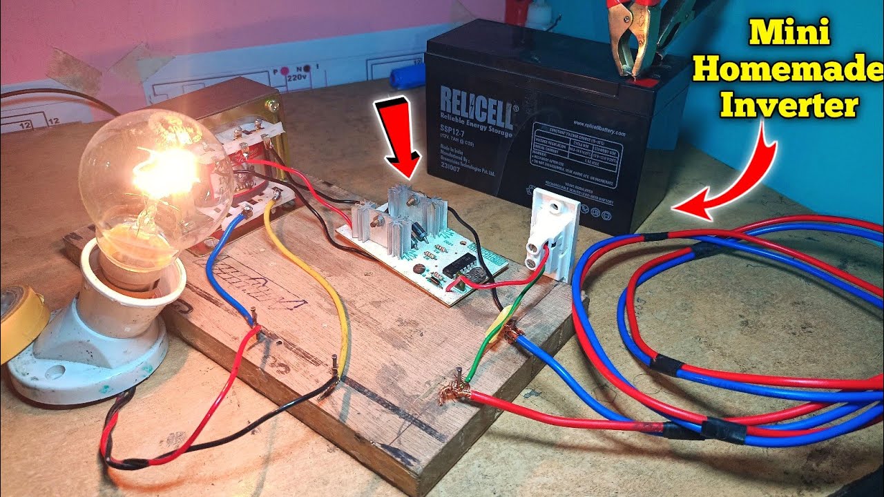 How to Make Inverter || 12v Simple Inverter || 100Watt Inverter Kit ...