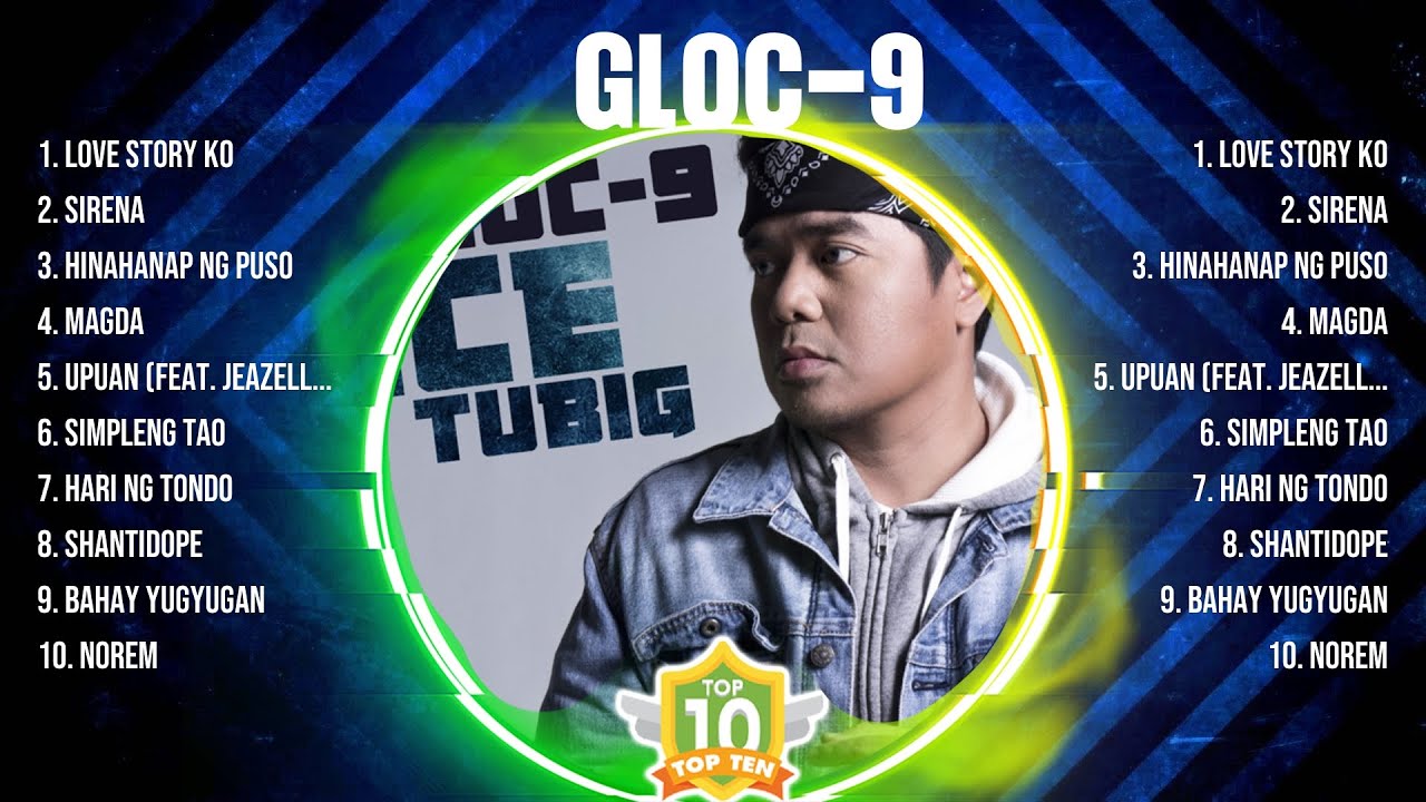 Gloc-9 2024 Songs ~ Gloc-9 2024 Music Of All Time ~ Gloc-9 2024 Top ...