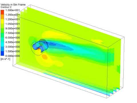 CFD Simulation of a Savonius Wind Turbine Using Ansys CFX - YouTube